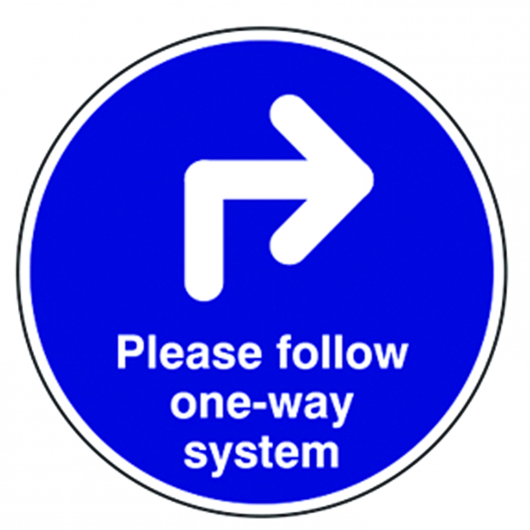 1 Person Per Table Sign (SD51) - Double Dot